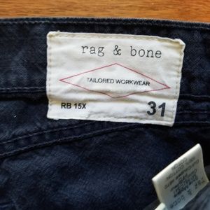 rag & bone | Jeans | Rag Bone Rbx 5 Tailored Workman Jeans Size 31 ...